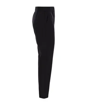 Max Mara Orlando High-waisted Slim Fit Cropped Trousers - Black