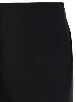 Max Mara Orlando High-waisted Slim Fit Cropped Trousers - Black