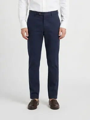Brunello Cucinelli Tailored Tapered-leg Trousers - Blue