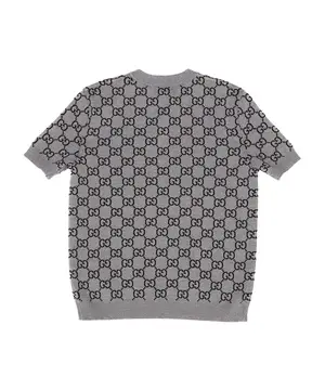 Gucci Reversible Gg Jacquard Top - Gray