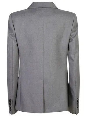 Stella McCartney Single-breasted Tailored Blazer - Gray