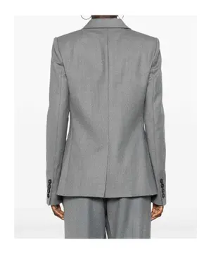Stella McCartney Single-breasted Tailored Blazer - Gray