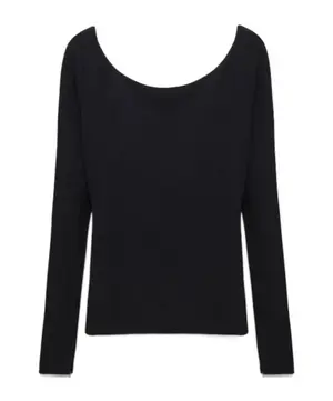 Dorothee Schumacher Structured V-neck Long Sleeve Top