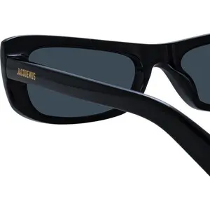 Jacquemus Capri Rectangle Frame Sunglasses - Blue