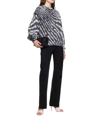 Alexander Wang Mid-rise Straight-leg Jeans - Black