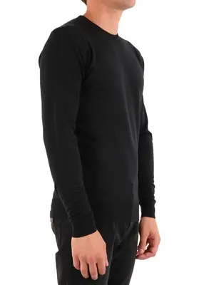 John Smedley Lundy Crew Neck Knitwear - Black