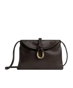 Bottega Veneta Liberta Small Crossbody Bag - Fudge
