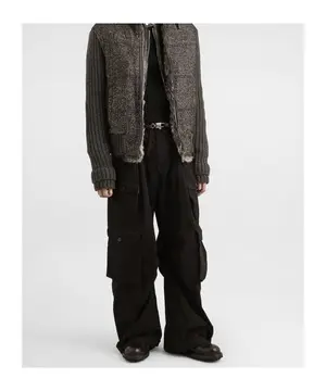 Dolce & Gabbana Faille Cargo Trousers - Black