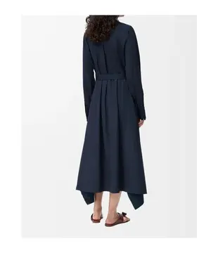 Loewe Asymmetrical Draped Midi Dress