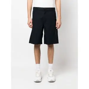 C.P. COMPANY Knee-length Belted Shorts With Zip Details