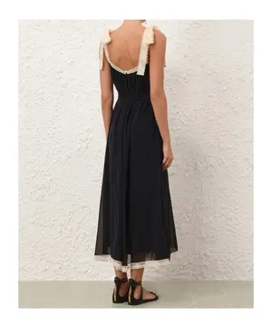 Zimmermann Roselight Lace-trim Maxi Dress