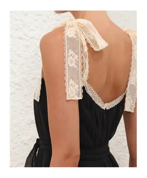 Zimmermann Roselight Lace-trim Maxi Dress