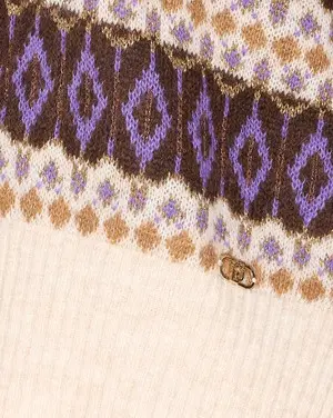 Liu Jo Jacquard Turtleneck Jumper