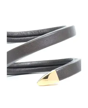 Bottega Veneta Spiral Cuff Bracelet - Black