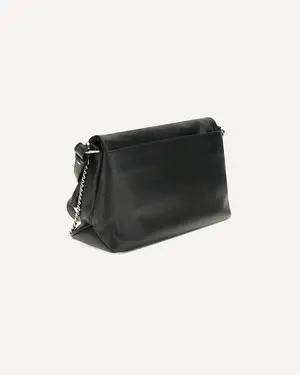 Zadig&Voltaire Wings-logo Chain-strap Shoulder Bag - Black