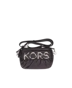 Michael Kors Logo Plaque Crossbody Bag - Black