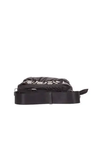 Michael Kors Logo Plaque Crossbody Bag - Black