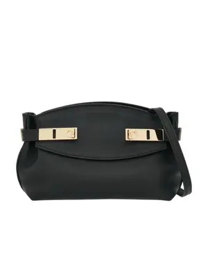 FERRAGAMO Hug Shoulder Bag - Black