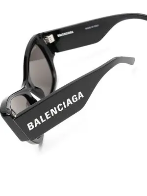 Balenciaga Logo Side Printed Sunglasses
