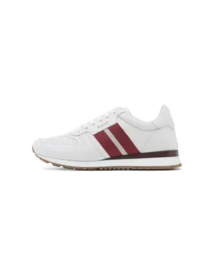 Bally Striped Lace-up Casual Sneakers