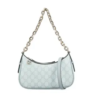 Gucci Gg Emblem Zipped Small Shoulder Bag - Multicolor