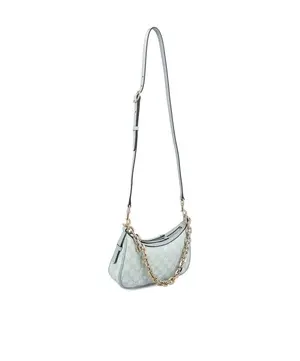 Gucci Gg Emblem Zipped Small Shoulder Bag - Multicolor
