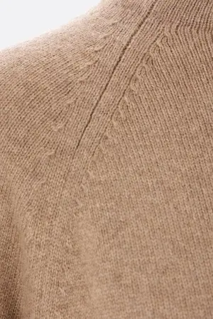 Max Mara Crewneck Long-sleeved Jumper - Hazelnut Brown