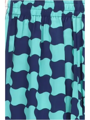 Casablanca Graphic-printed Wide-leg Trousers