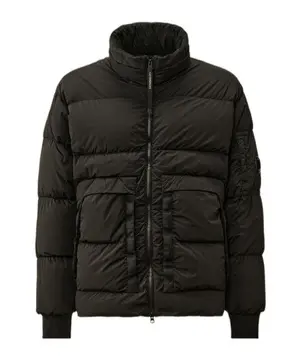C.P. COMPANY Lens-embellished Short Down Jacket