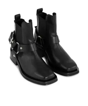 GANNI Low Cut Biker Chelsea Boots