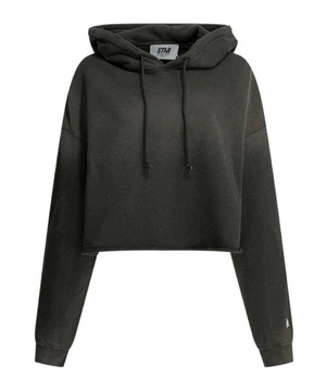 GOLDEN GOOSE Oversized Cropped Hoodie - No