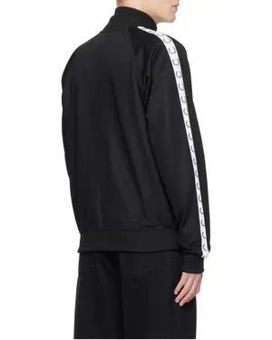 Fred Perry Logo Zipper Track Jacket - Black