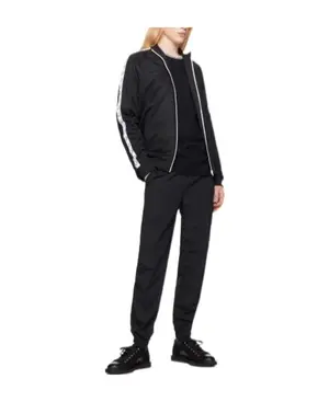 Fred Perry Logo Zipper Track Jacket - Black