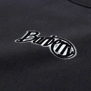 Burberry Logo Printed Crewneck Sweatshirt - Charcoal