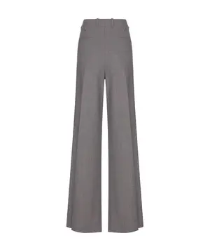 Givenchy Wide-leg Pleated Casual Pants - Gray