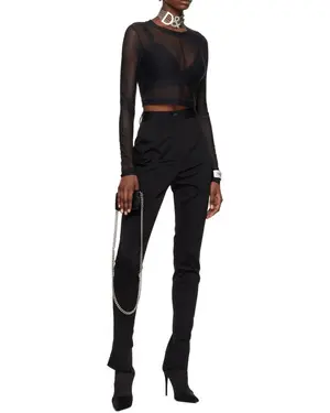 Dolce & Gabbana High-waisted Skinny-fit Trousers