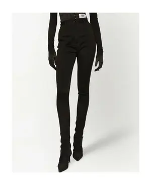 Dolce & Gabbana High-waisted Skinny-fit Trousers