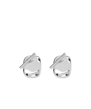 SALVATORE FERRAGAMO Salvatore Ferragamo Engraved Logo Earrings