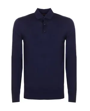 Loro Piana Long-sleeved Knitted Polo Shirt - No