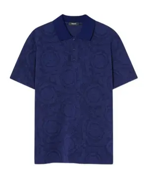Versace Button Down Polos For Men