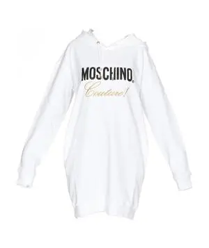 Moschino Hooded Sweater Dress