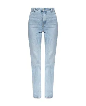 Alexander Wang High-waisted Straight Leg Jeans
