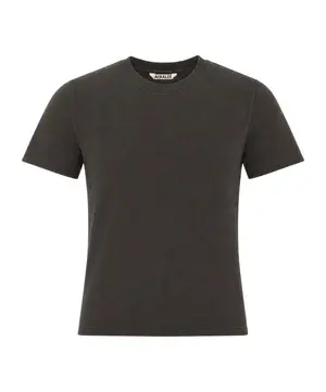 Auralee Brushed Jersey T-shirt - Ink Black