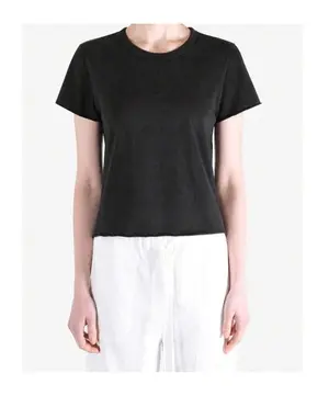 Auralee Brushed Jersey T-shirt - Ink Black