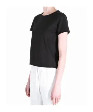 Auralee Brushed Jersey T-shirt - Ink Black