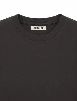 Auralee Brushed Jersey T-shirt - Ink Black