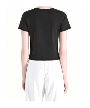 Auralee Brushed Jersey T-shirt - Ink Black