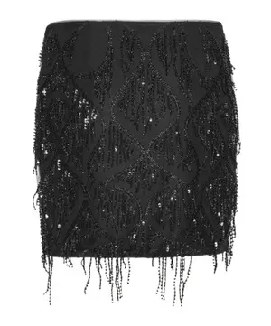 ROTATE BY BIRGER CHRISTENSEN Sequin Embellished Mini Skirt