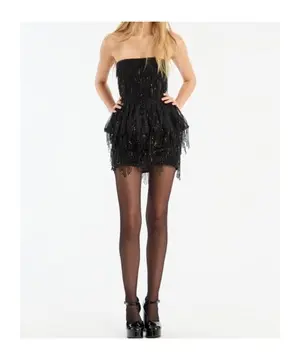 ROTATE BY BIRGER CHRISTENSEN Sequin Embellished Mini Skirt