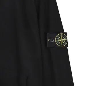 Stone Island Knitted Cardigan With Detachable Logo Patch